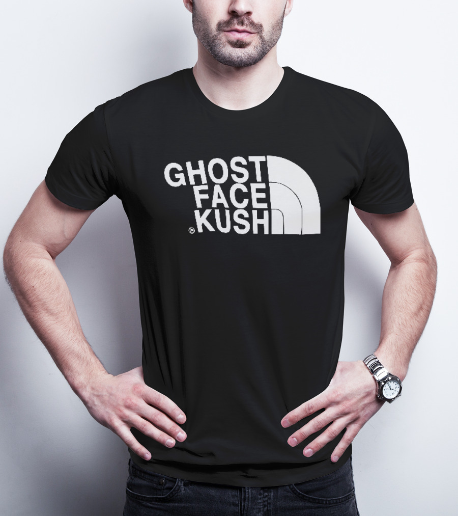 Ghost Face Kush North Face T-Shirt