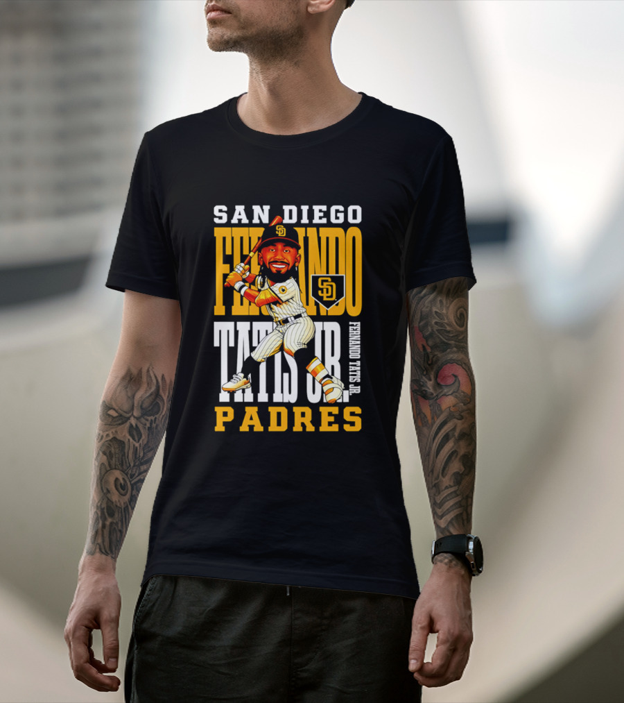 San Diego Padres Fernando Tatis Jr Iconic Baseball Star T-Shirt