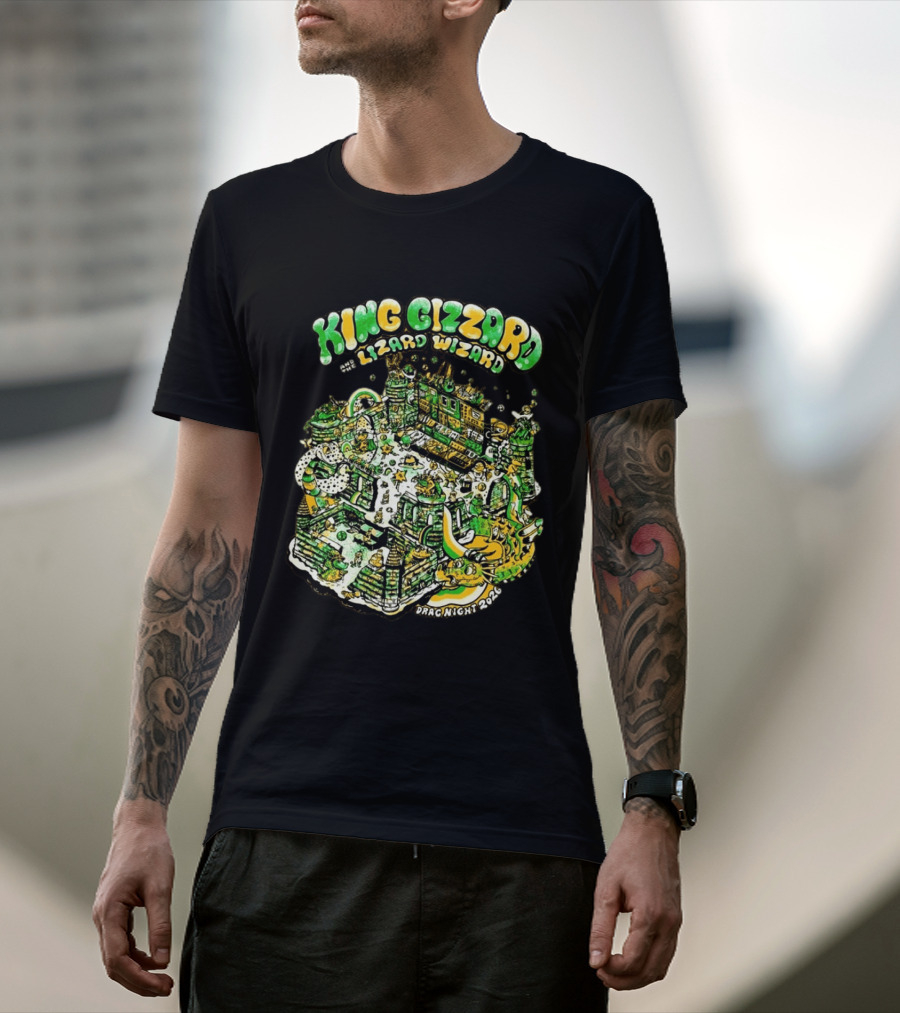 King Gizzard And The Lizard Wizard Drag Night 2026 Festival King Gizzard Stage T-Shirt