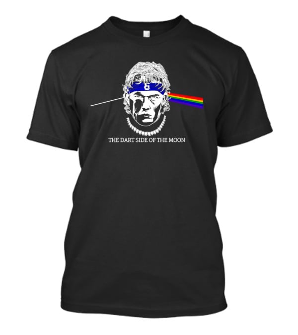 The Dart Side Of The Moon Rainbow Prism Luke Littler T-Shirt
