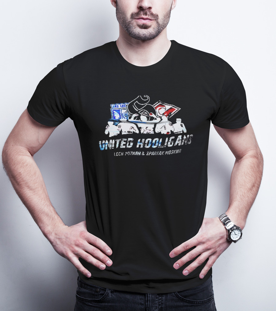 United Hooligans Lech Poznan Spartak Moskwa Ultras LC Supporters T-Shirt