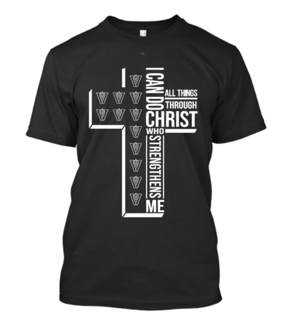 Villanova Wildcats I Can Do All Things Through Christ Who Strengthens Me T-Shirt