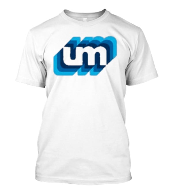 Umphrey's Mcgee Triple Wide Youth UM Overlapping Blue Letters T-Shirt