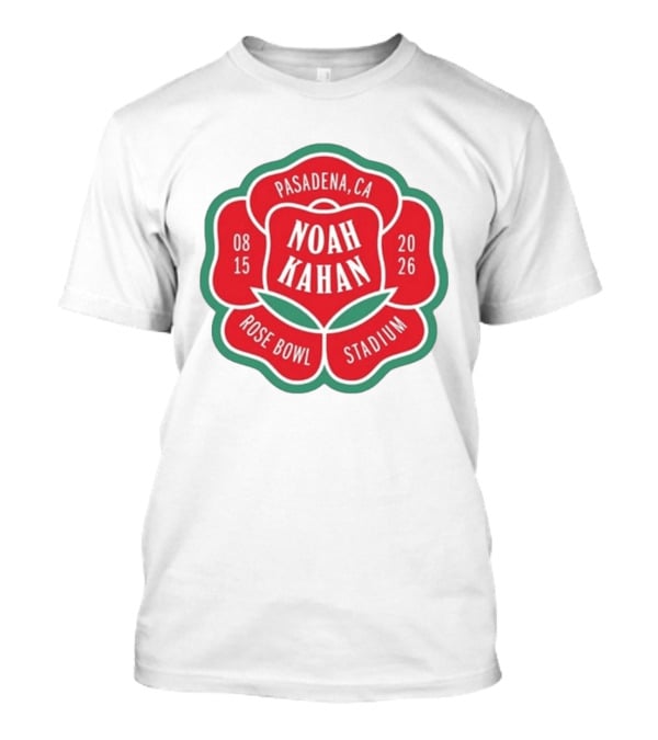 Noah Kahan Pasadena CA Rose Bowl Stadium 2026 August 15 T-Shirt