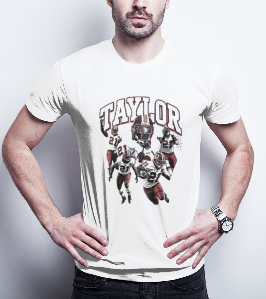 Taylor Washington Redskins 21 Northwest Stadium Football T-Shirt
