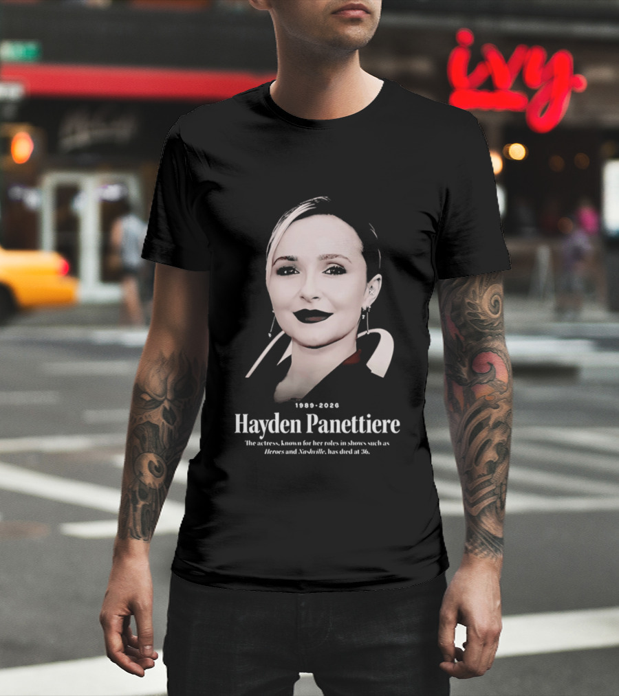 1989 2026 Hayden Panettiere Nashville Actress T-Shirt