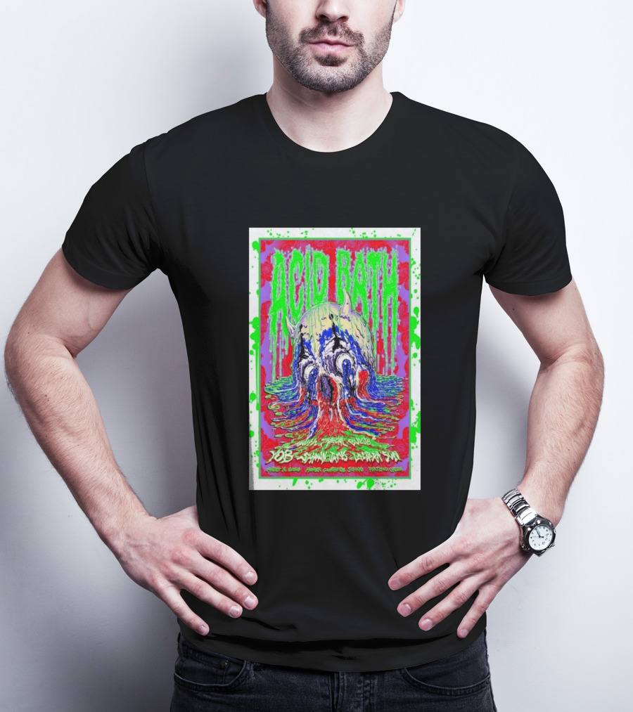 Acid Bath Job Nunemacher Pioneer Courthouse Square Portland Oregon August 16 2026 T-Shirt