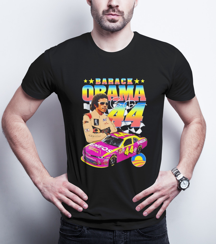 Barack Obama Racing 44 ENEOS NASCAR T-Shirt