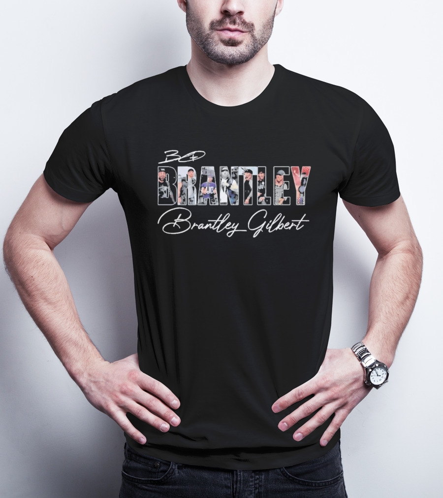 Brantley Gilbert BG Country Music Signatures T-Shirt