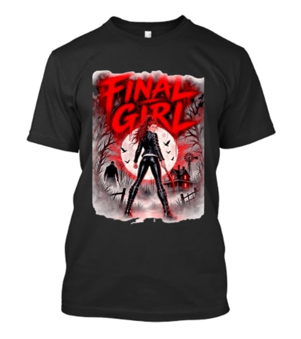Final Girl Leather Jacket Bloody Bat Full Moon House T-Shirt