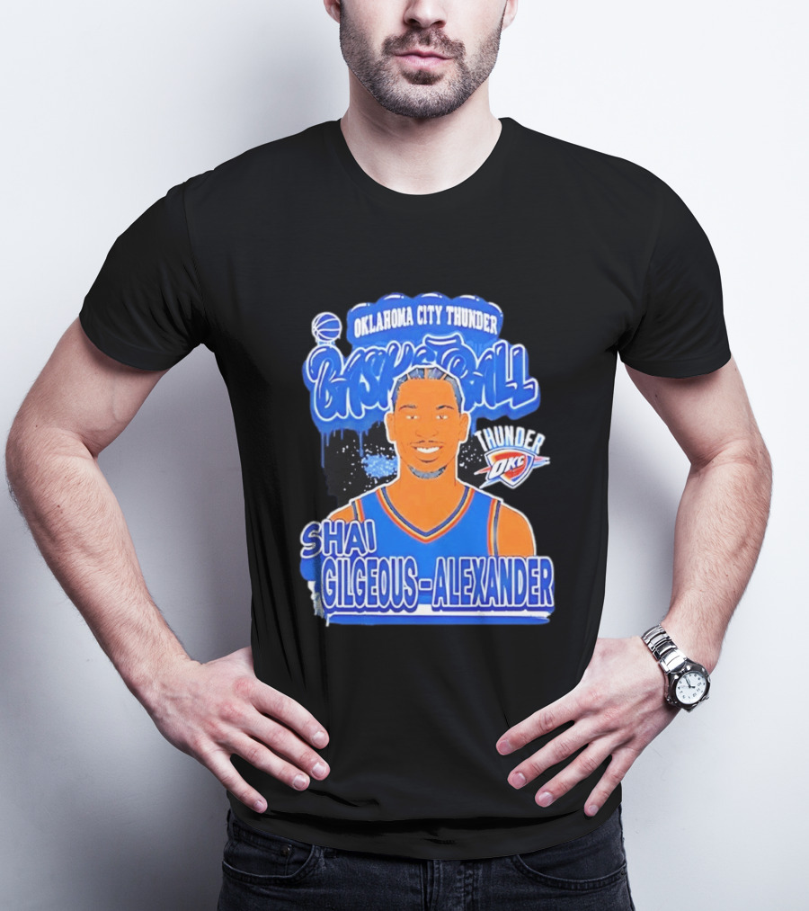 Shai Gilgeous Alexander Oklahoma City Thunder Basketball OKC Thunder T-Shirt