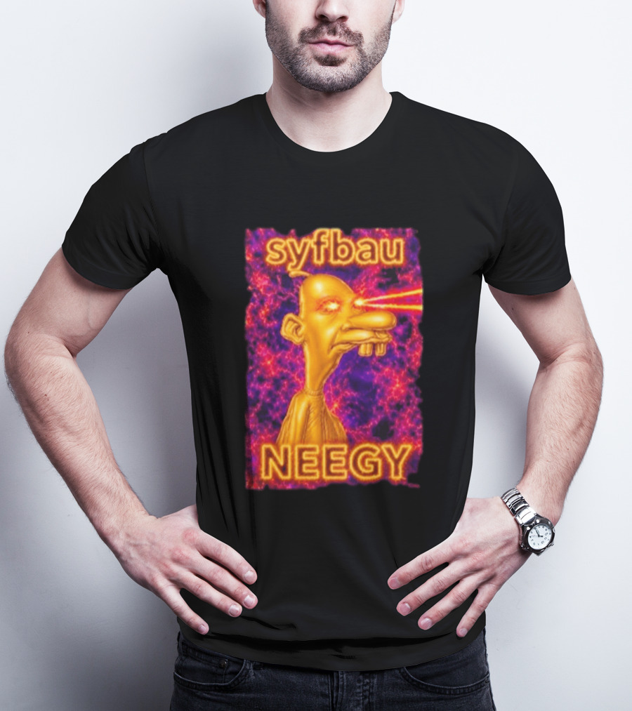 Syfbau Neegy Laser Eyes T-Shirt