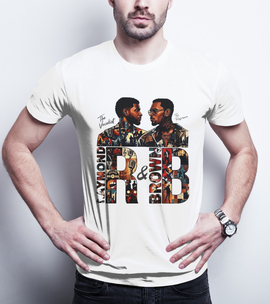 Usher Chris Brown Raymond R And B Tour 2026 Concert Hip Hop The Vocalist The Performer T-Shirt