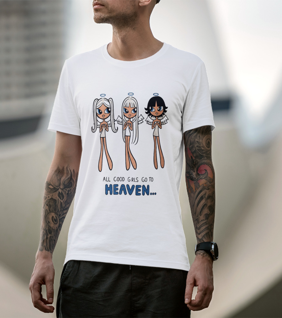 All Good Girls Go To Heaven Angel T-Shirt