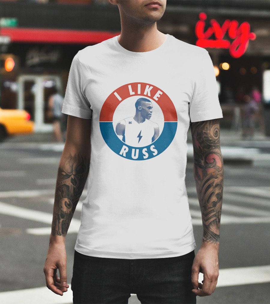 I Like Russ Oklahoma City Thunder Westbrook T-Shirt