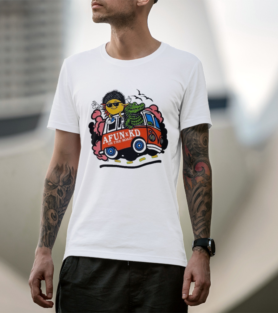 Kitchen Dwellers Andy Frasco AFUN X KD Tour 2026 On The Road Bus Adventure T-Shirt