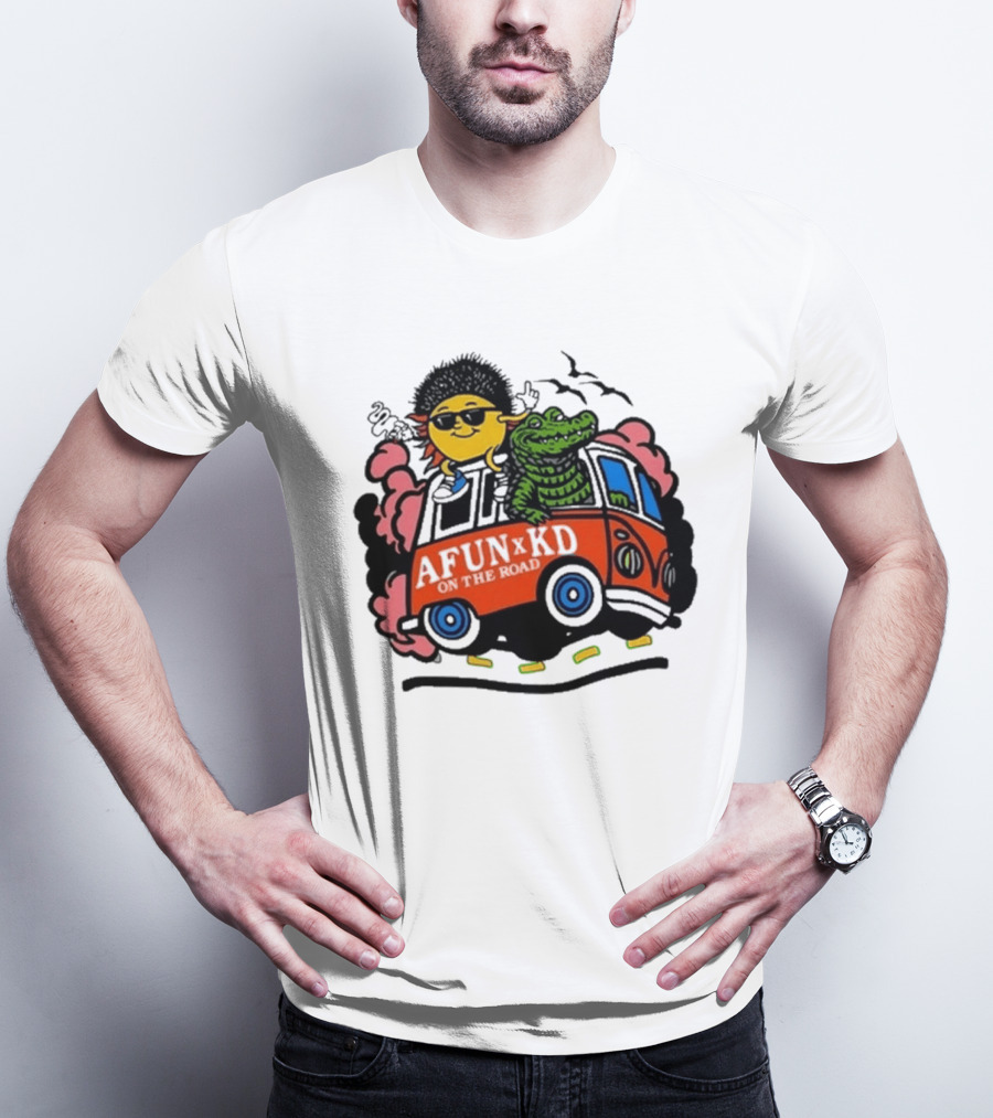 Kitchen Dwellers Andy Frasco AFUN X KD Tour 2026 On The Road Bus Adventure T-Shirt