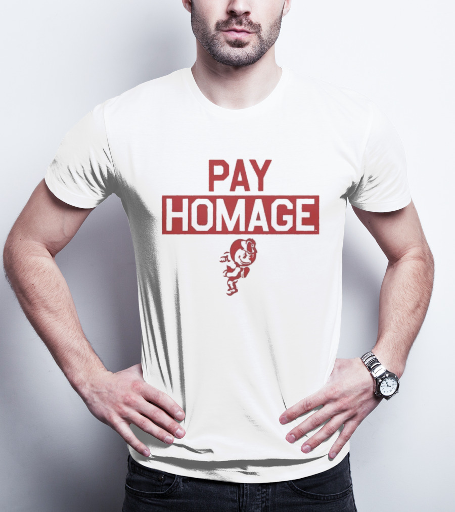 Ohio State Buckeyes NCAA Pay Homage Running Brutus T-Shirt
