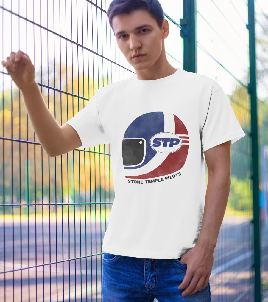 Stone Temple Pilots STP Helmet T-Shirt