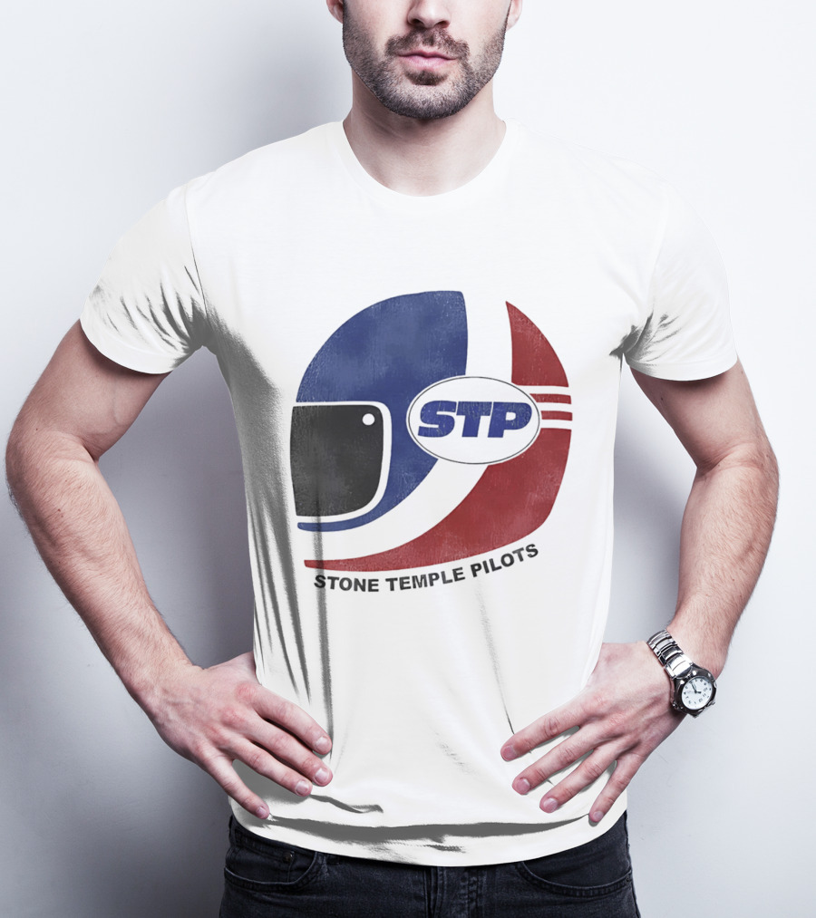 Stone Temple Pilots STP Helmet T-Shirt