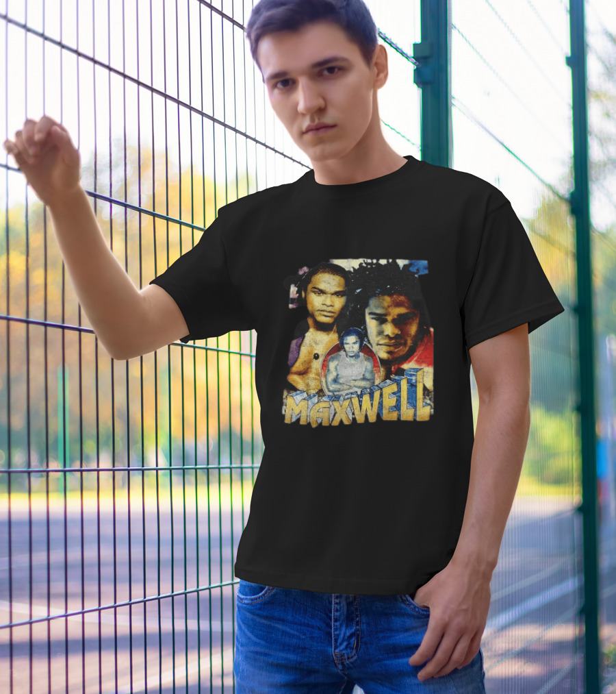 Maxwell 1990s Music Legend Collage T-Shirt