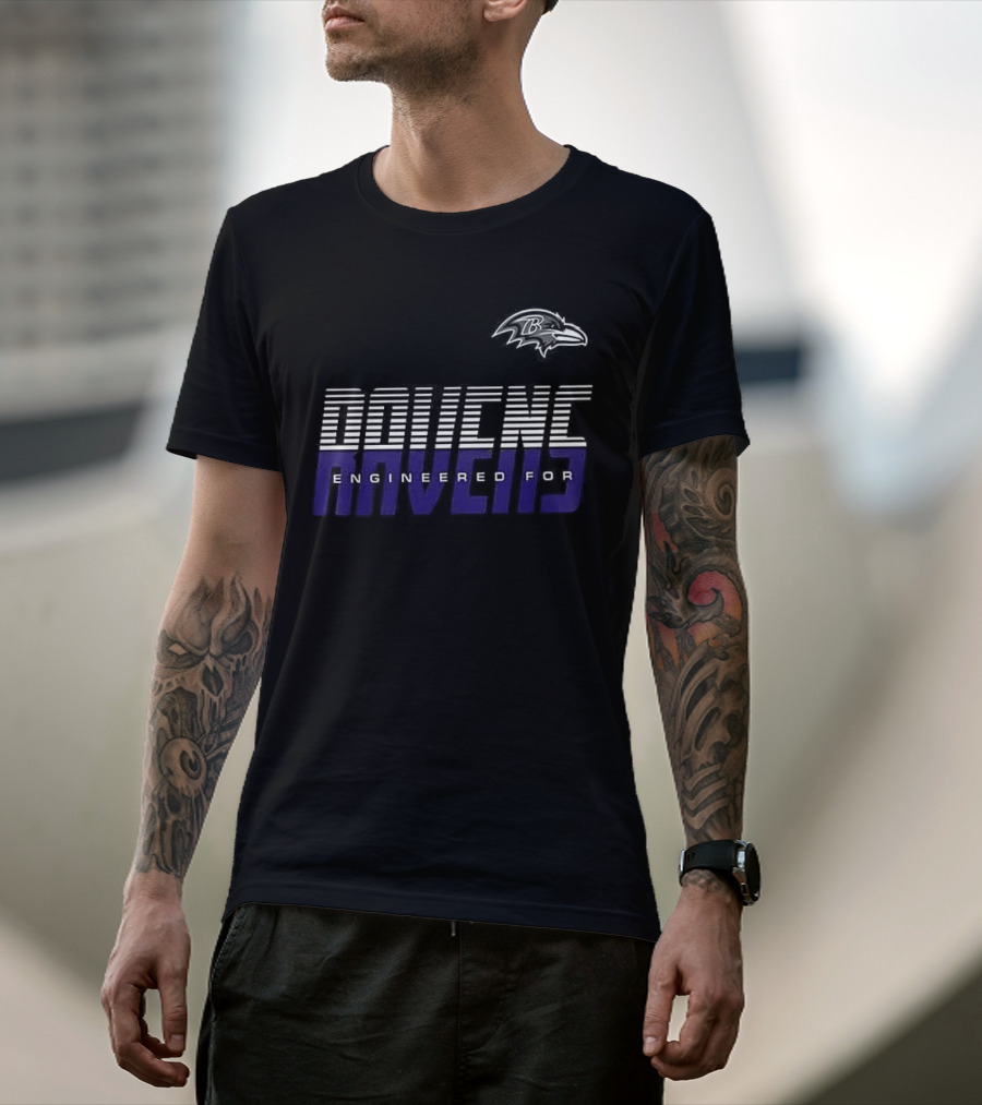 Baltimore Ravens Engineered For Ravens Fans Iconic Team Spirit T-Shirt