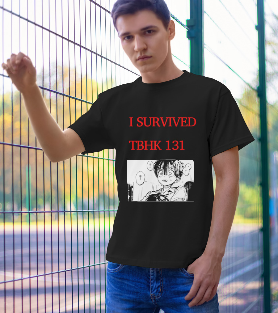 I Survived Tbhk 131 Crying Boy Manga Panel Japanese Comic Scene T-Shirt
