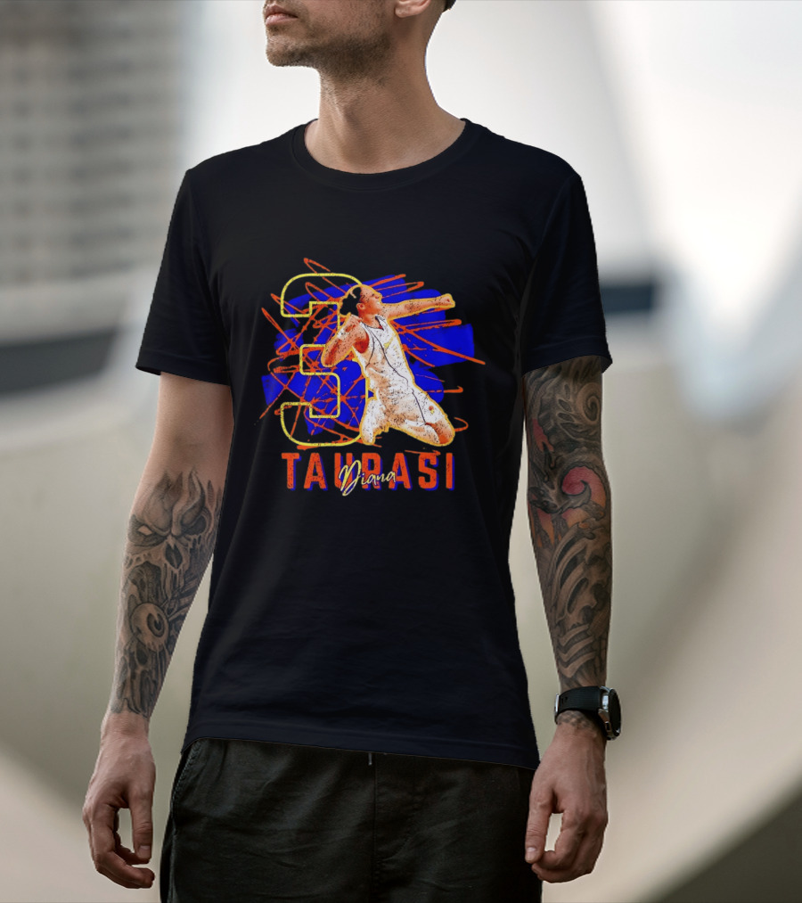 Diana Taurasi No 3 Phoenix Mercury WNBA Basketball T-Shirt