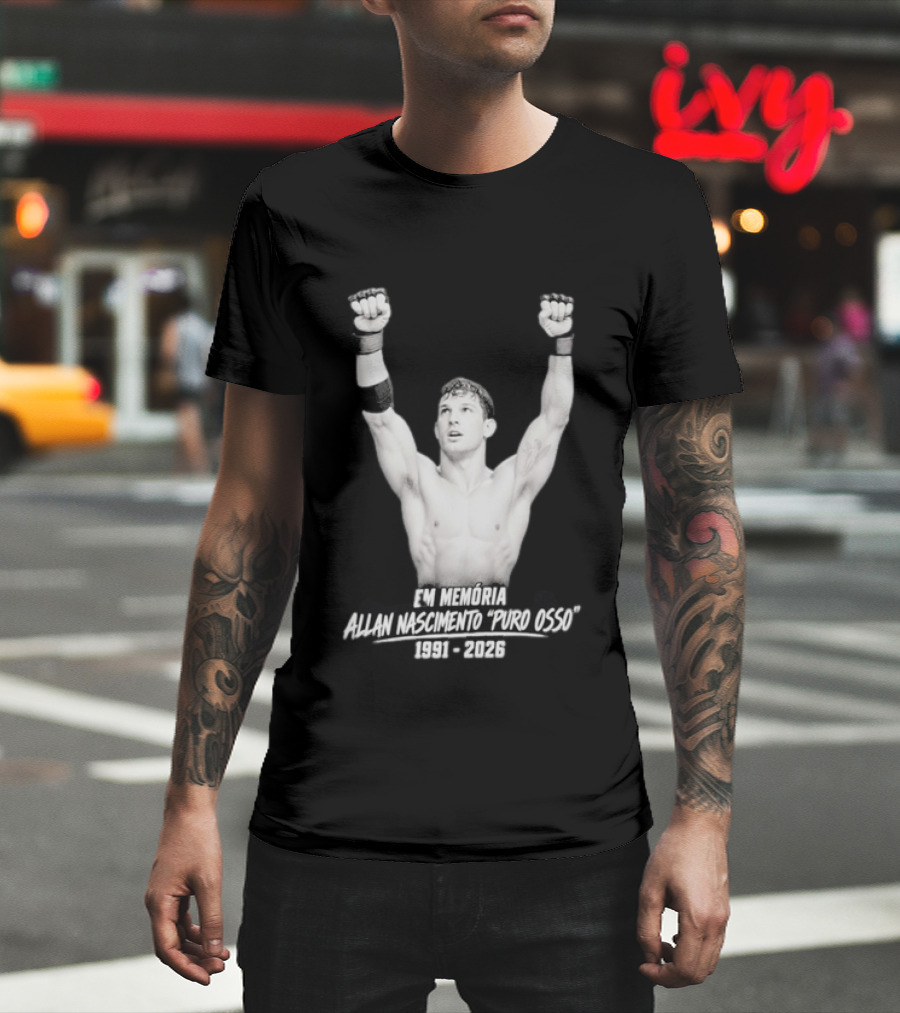 Ian Machado Garry Em Memória Allan Nascimento Puro Osso 1990 2026 T-Shirt