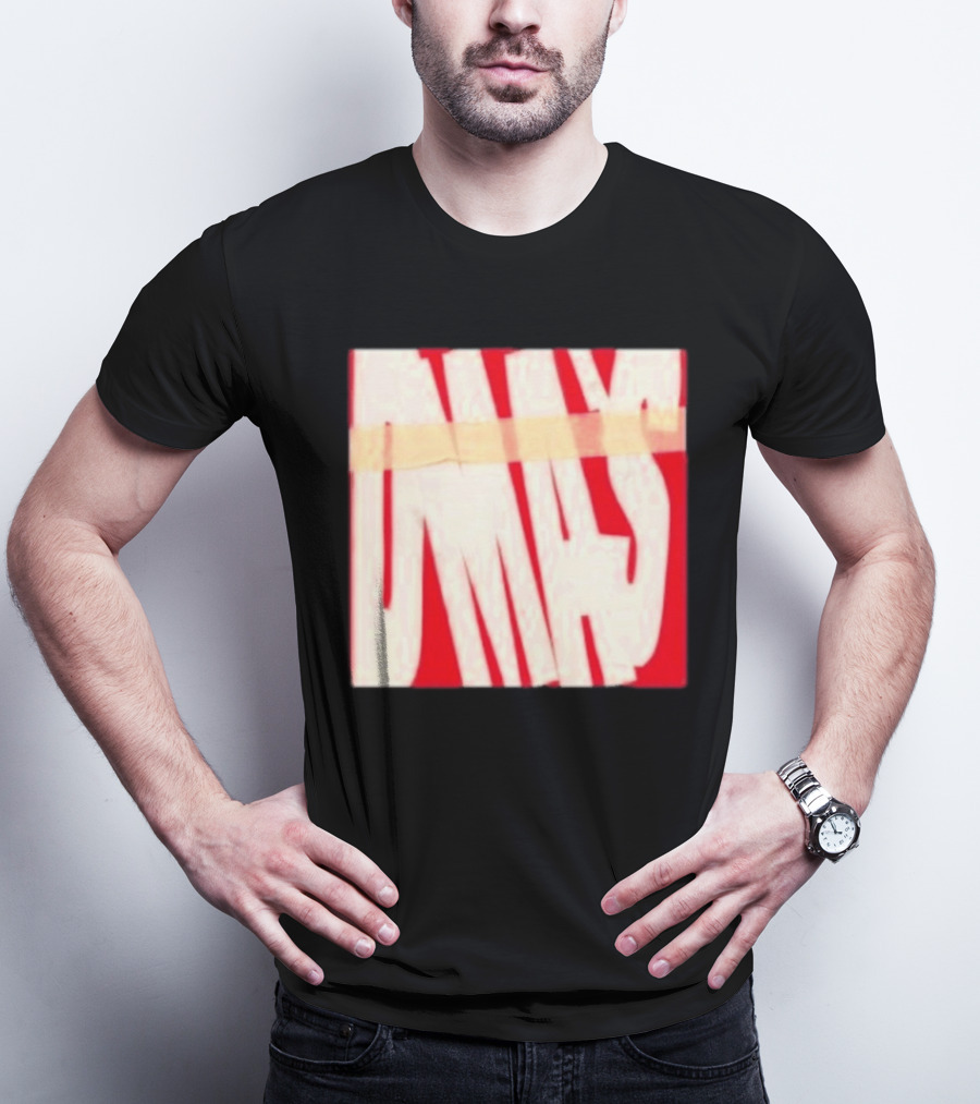 DMA's DMA's Album Cover Art Distorted Red White T-Shirt