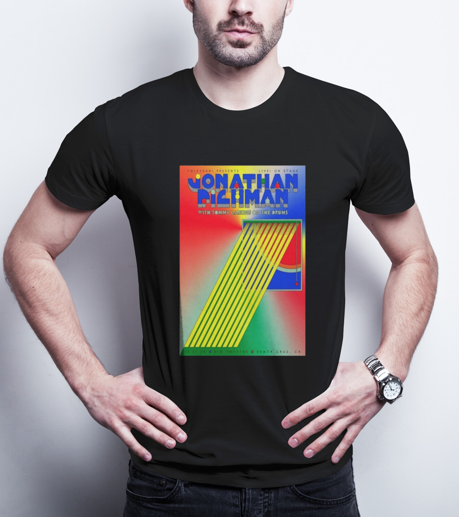 Jonathan Richman Live On Stage With Tommy Larkins Rio Theatre Santa Cruz December 11 2026 T-Shirt