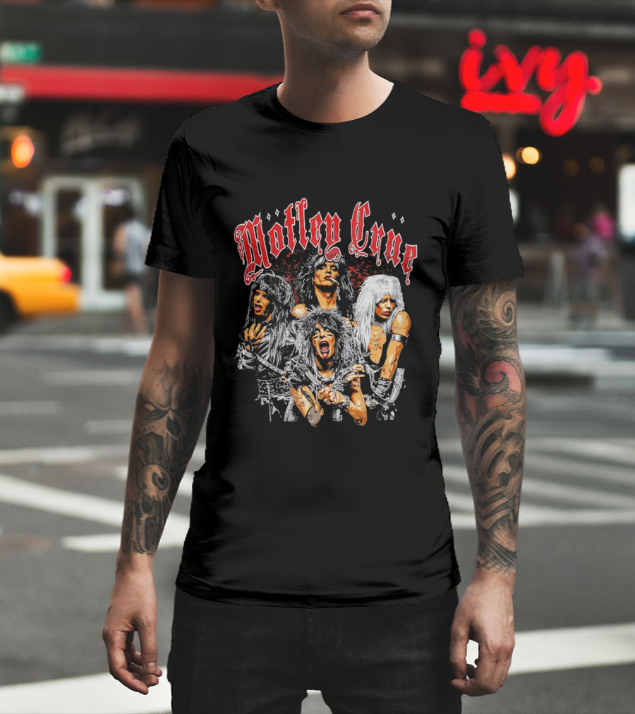 Mötley Crüe Classic Band Members T-Shirt