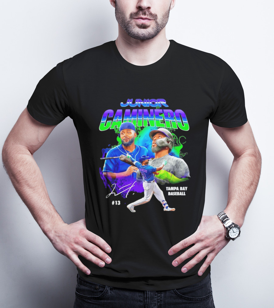Junior Caminero Tampa Bay Baseball #13 2026 T-Shirt
