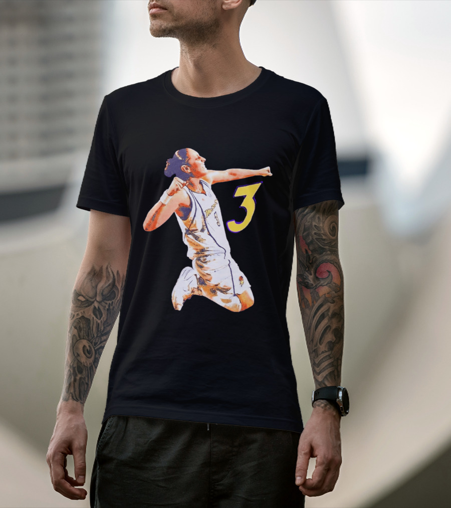Mercury Diana Taurasi Number 3 Celebration Pose T-Shirt