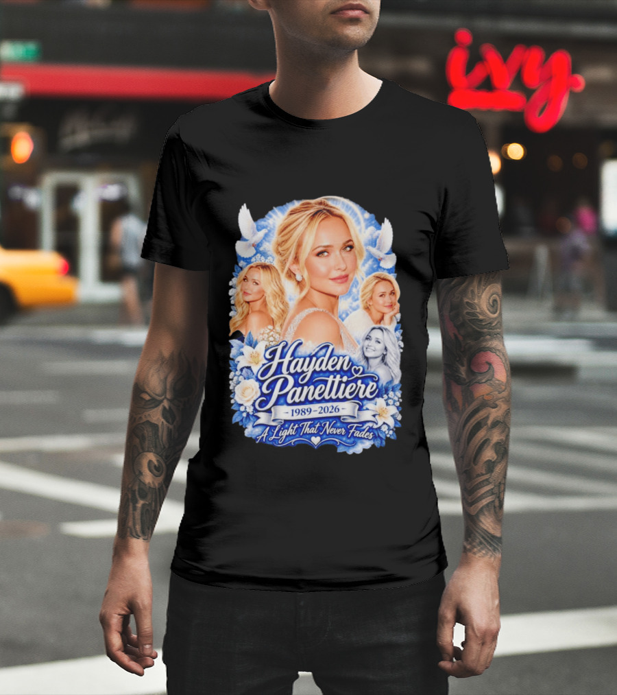 Hayden Panettiere 1989 2026 A Light That Never Fades T-Shirt