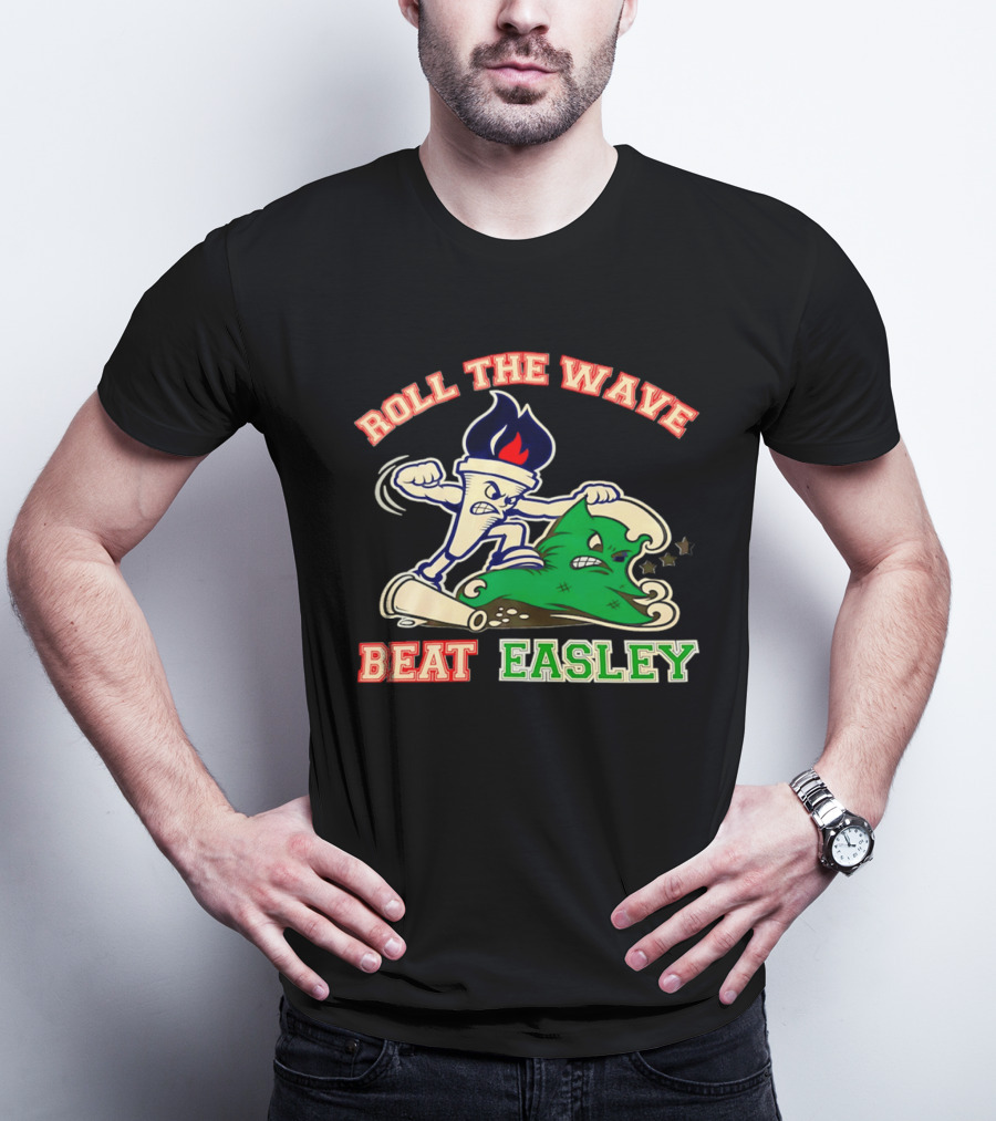 Roll The Wave Beat Easley Torch Green Wave T-Shirt