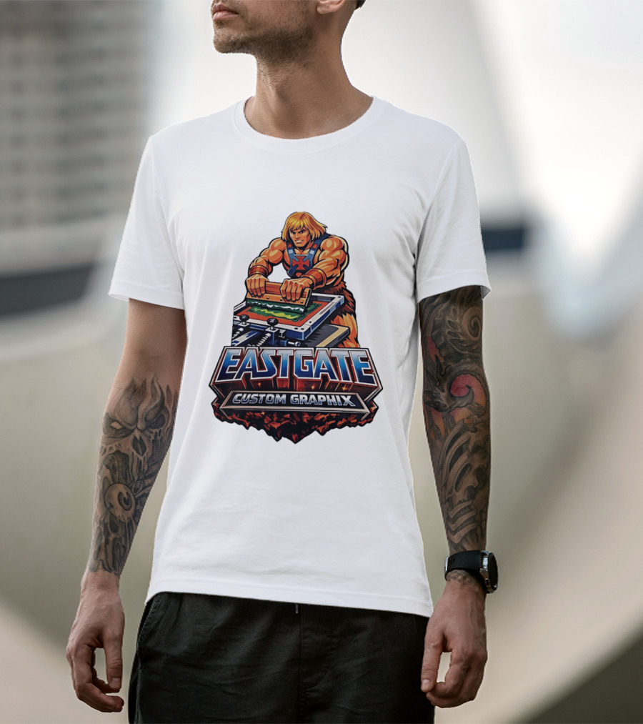 Eastgate Custom Graphix He Man Screen Printing T-Shirt