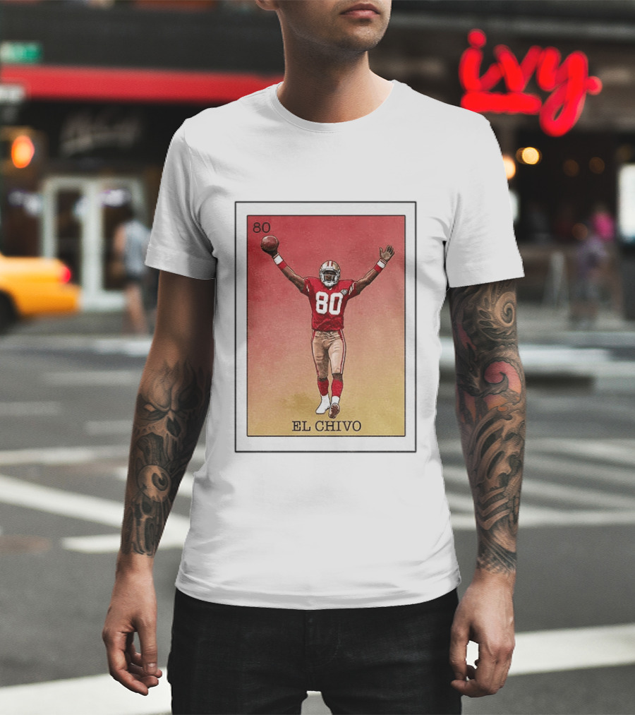 El Chivo 80 San Francisco 49ers Loteria Card T-Shirt