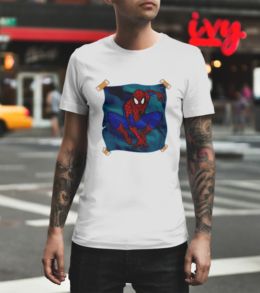 Spider Man Marvel Comics Superhero Iconic Action Pose T-Shirt