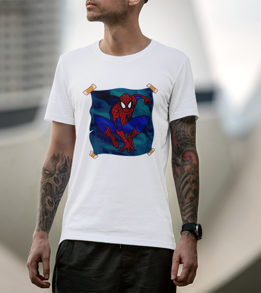 Spider Man Marvel Comics Superhero Iconic Action Pose T-Shirt
