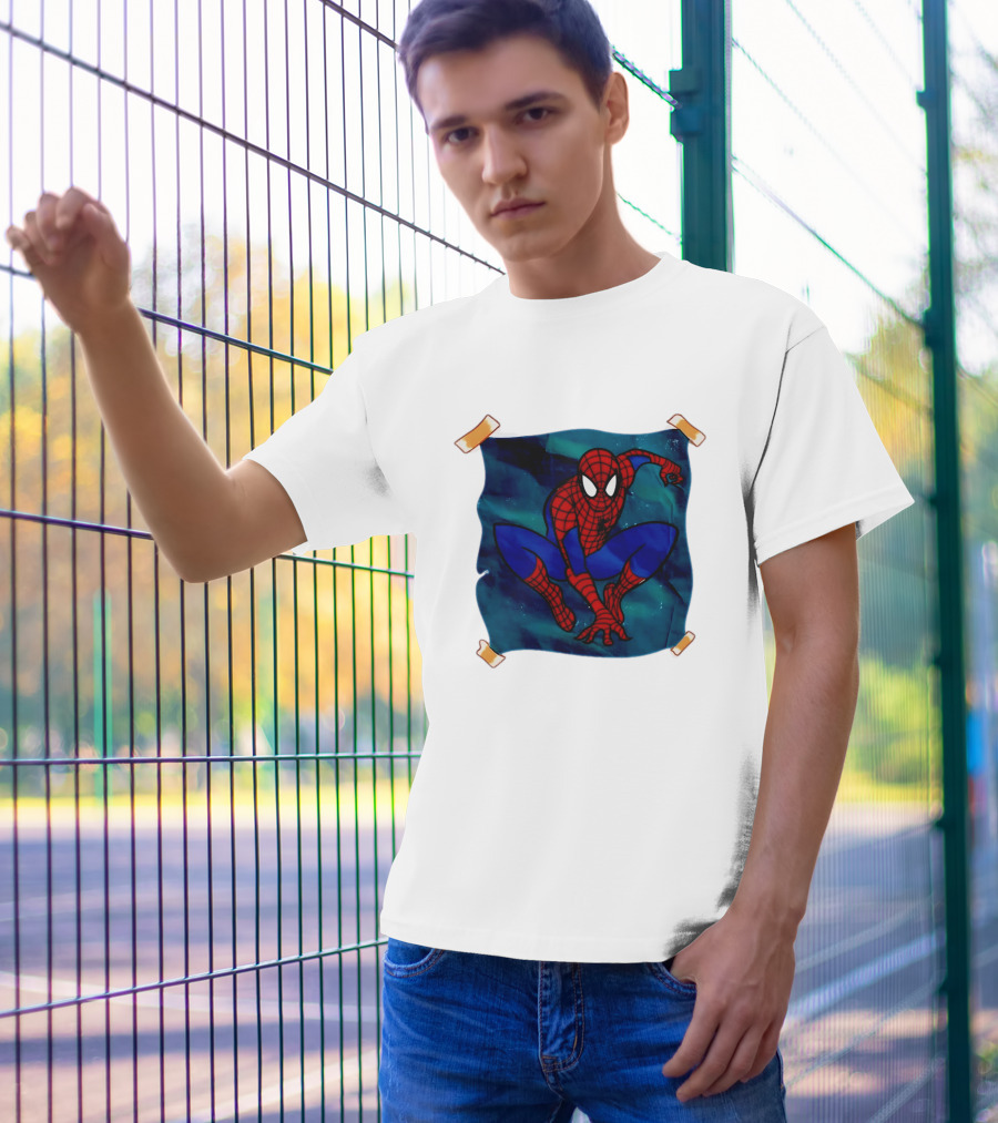 Spider Man Marvel Comics Superhero Iconic Action Pose T-Shirt