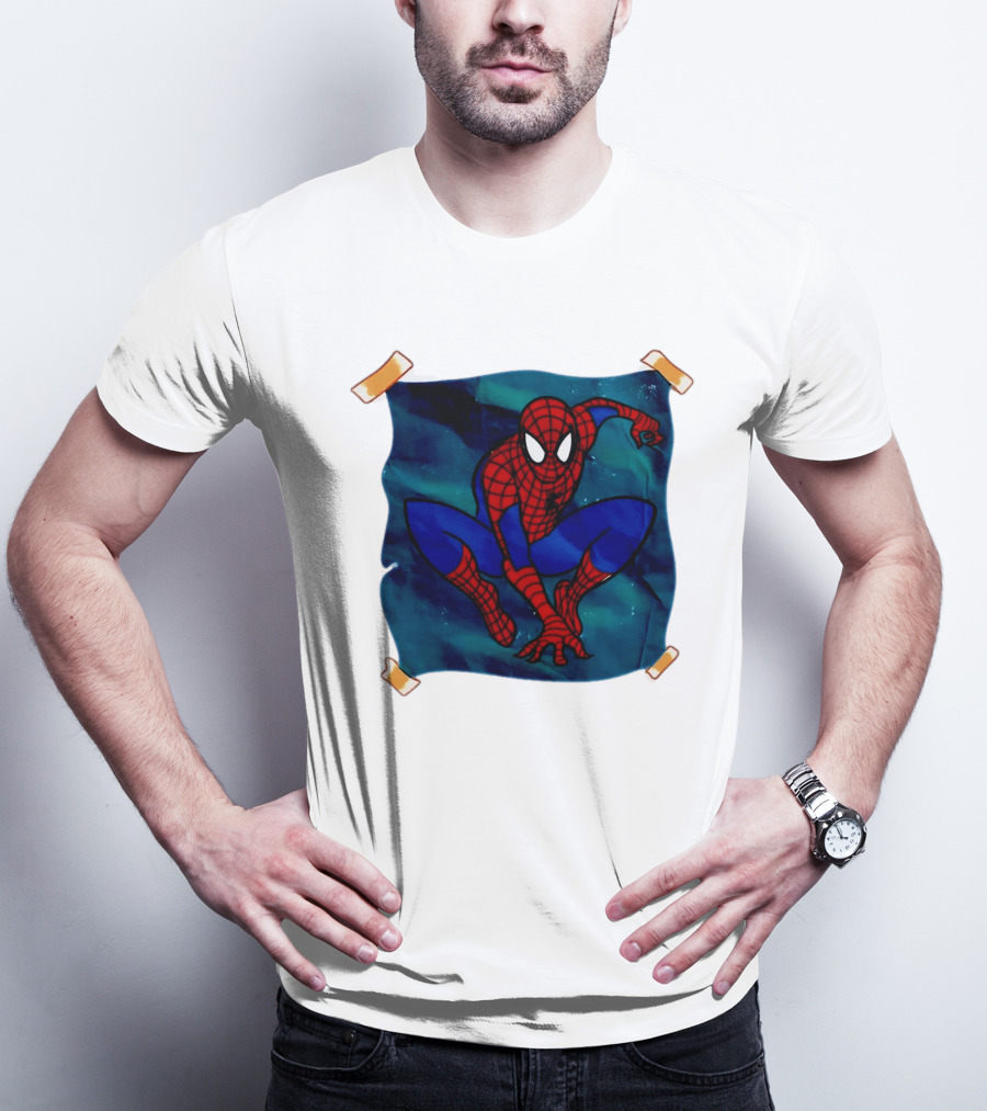 Spider Man Marvel Comics Superhero Iconic Action Pose T-Shirt