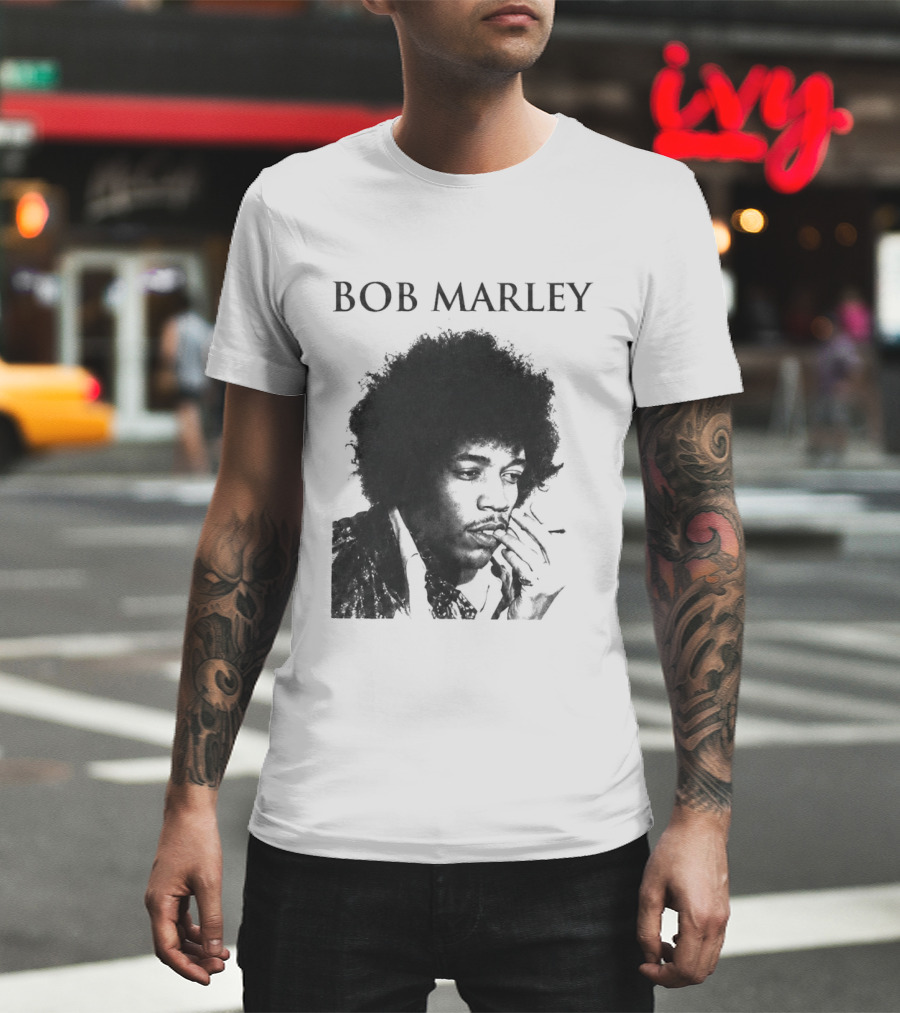 Bob Marley Jimi Hendrix T-Shirt