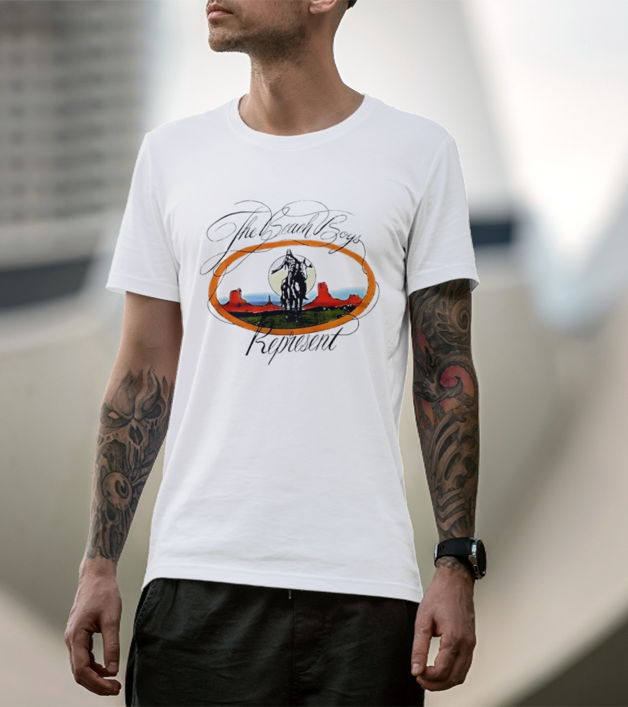 The Beach Boys Represent Native American Horse Monument Valley Sunset T-Shirt