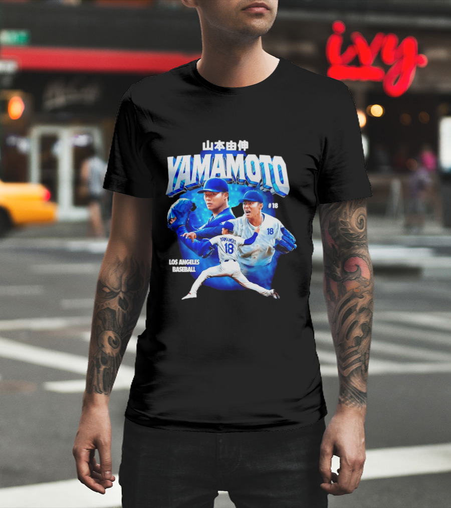 Yamamoto #18 Los Angeles Baseball 2026 T-Shirt