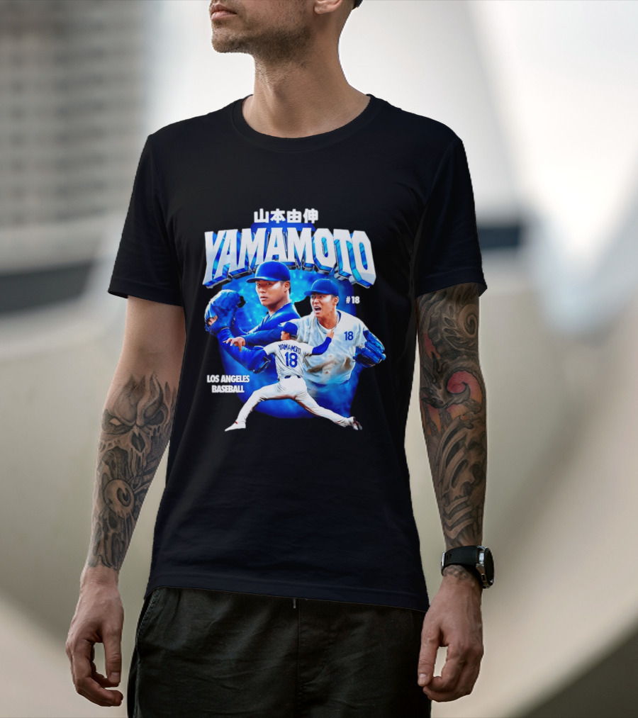 Yamamoto #18 Los Angeles Baseball 2026 T-Shirt