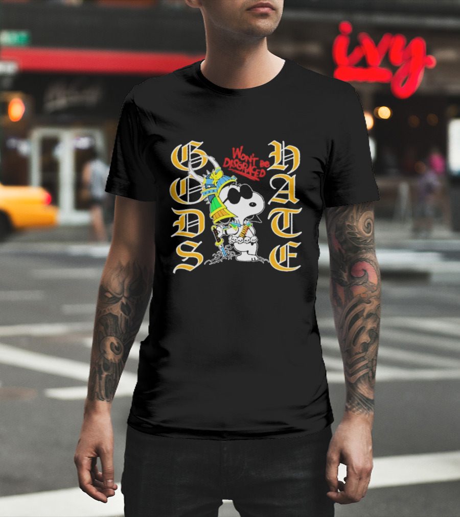 God's Hate We Owe You Nothing Samurai Joe Hardcore T-Shirt
