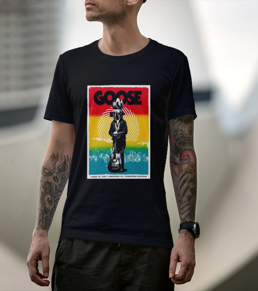 Goose August 18 2026 Vancouver BC Commodore Ballroom T-Shirt