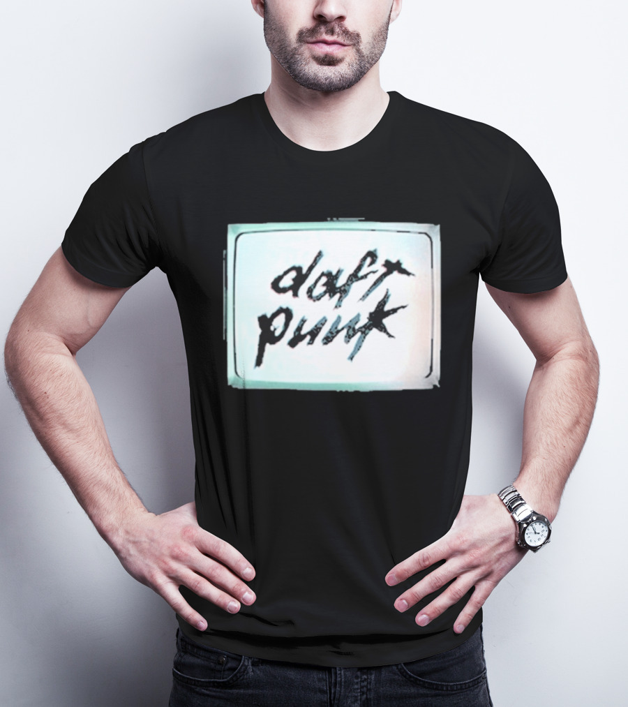 Daft Punk Human After All Vintage Television T-Shirt