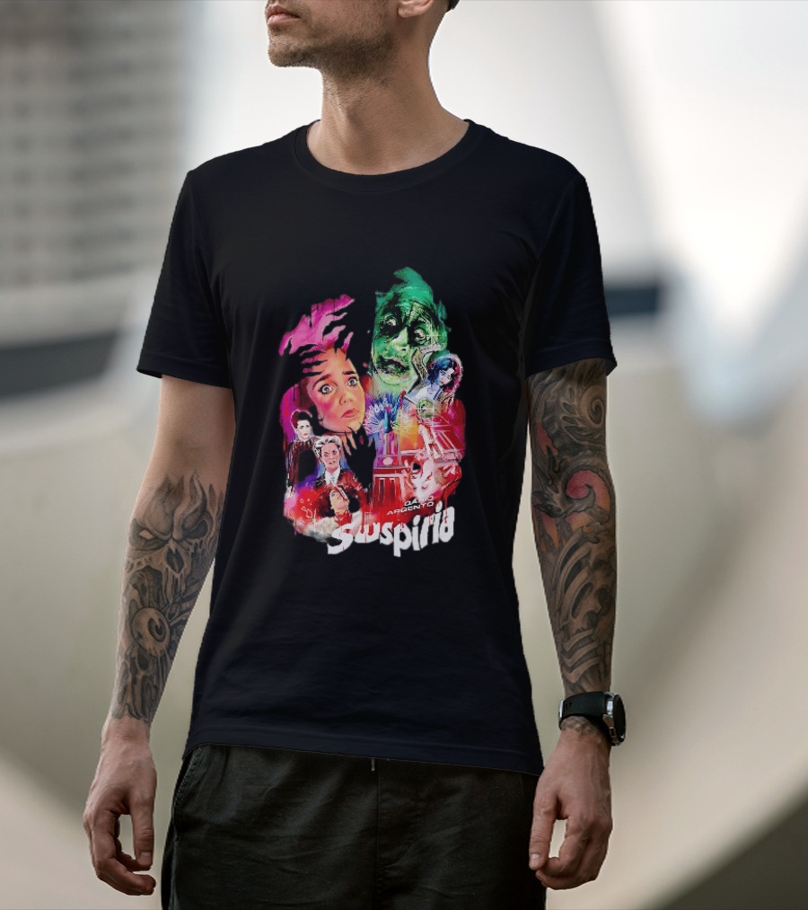 Suspiria Dario Argento Horror Collage Death Is Coming For You T-Shirt